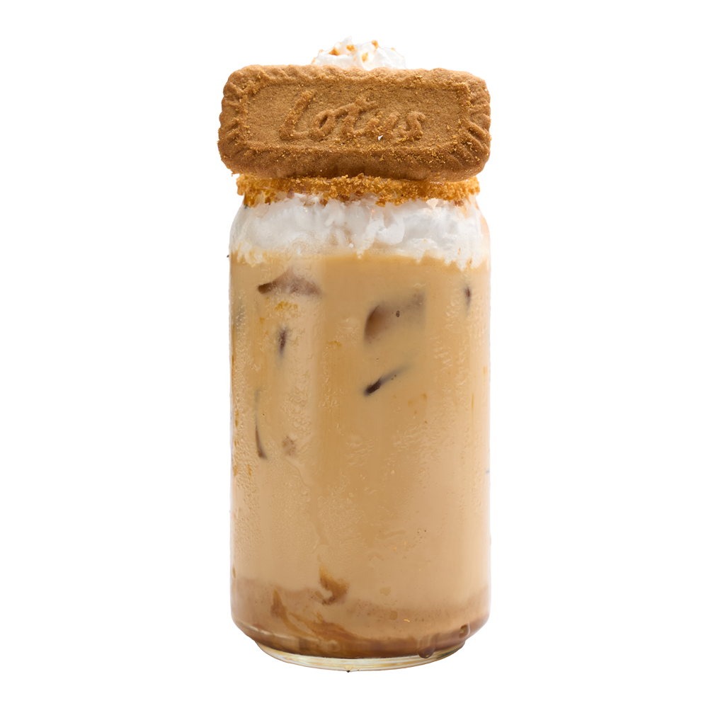 Iced Lotus Biscoff Latte - Zoneteria