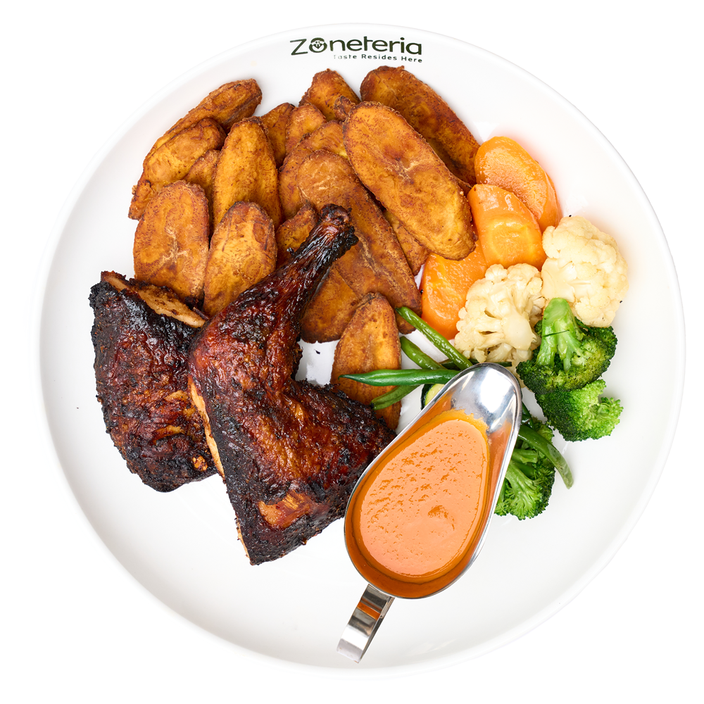 Roasted Caribbean Chicken - Zoneteria